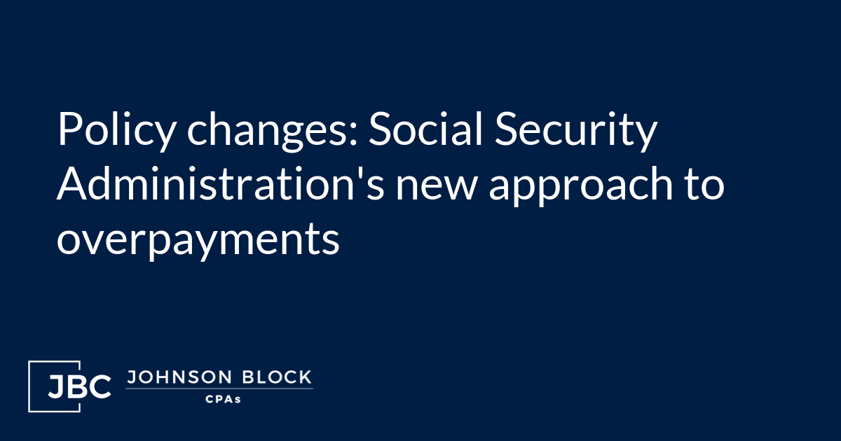 Policy changes: Social Security Administration's new approach to ...